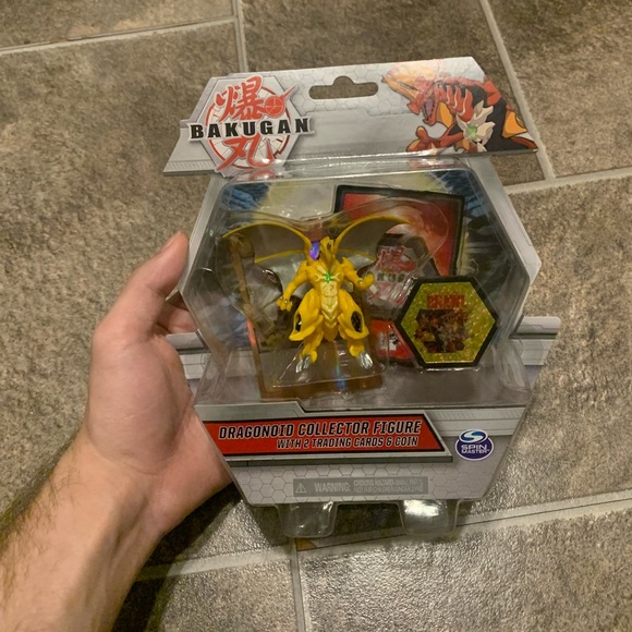 Spin Master | Toys | Bakugan Dragonoid Yellow Collector Figure W2 ...